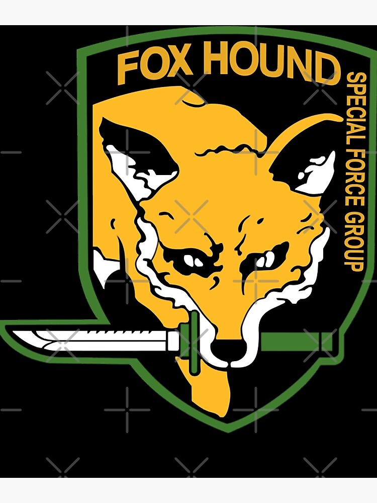 "Wonderful Memory Fox Hound Special Force Group Cute Gift" Poster for ...