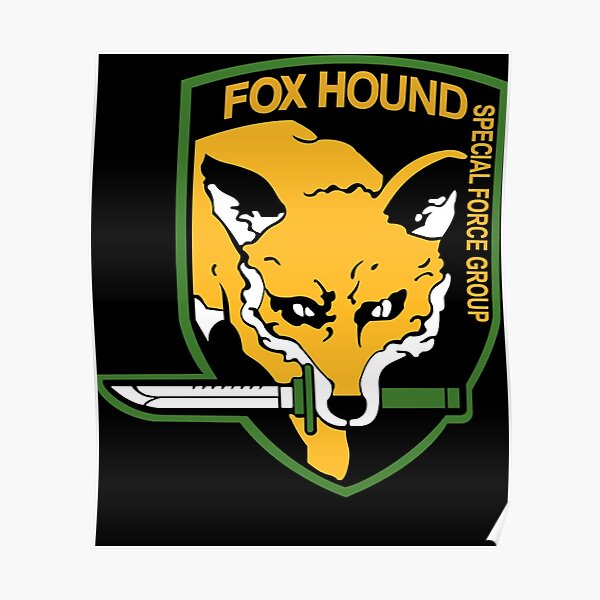 "Wonderful Memory Fox Hound Special Force Group Cute Gift" Poster for ...