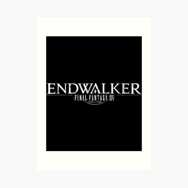 "Final Fantasy XIV Endwalker Logo " Art Print by nicaReneeHardin ...