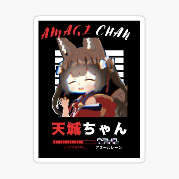 "Amagi Chan Cool Anime Gift" Sticker by AyaanChapman | Redbubble