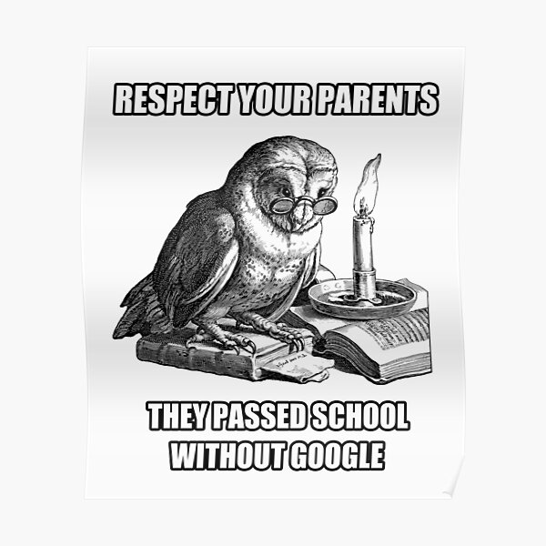 "RESPECT YOUR PARENTS" Poster for Sale by VeloPsyche | Redbubble
