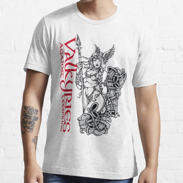 "Valkyries Against!" T-shirt for Sale by Skandihooligan | Redbubble ...