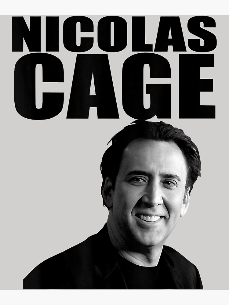 "Nicolas Cage " Art Print for Sale by SmtNew7319 | Redbubble