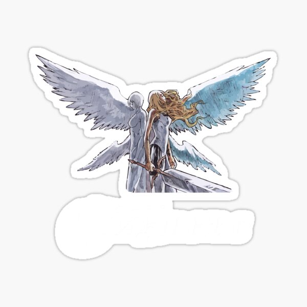 "Claymore twin godess " Sticker by boardmine | Redbubble