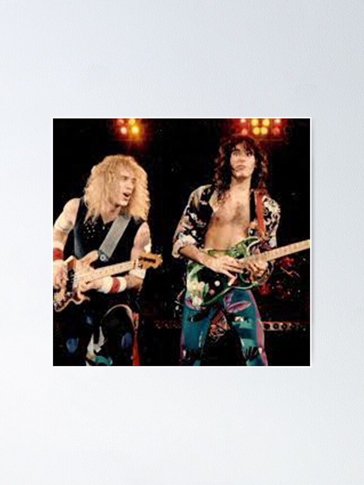 "Steve Vai & David Lee Roth - Poster" Poster for Sale by Faricamk | Redbubble