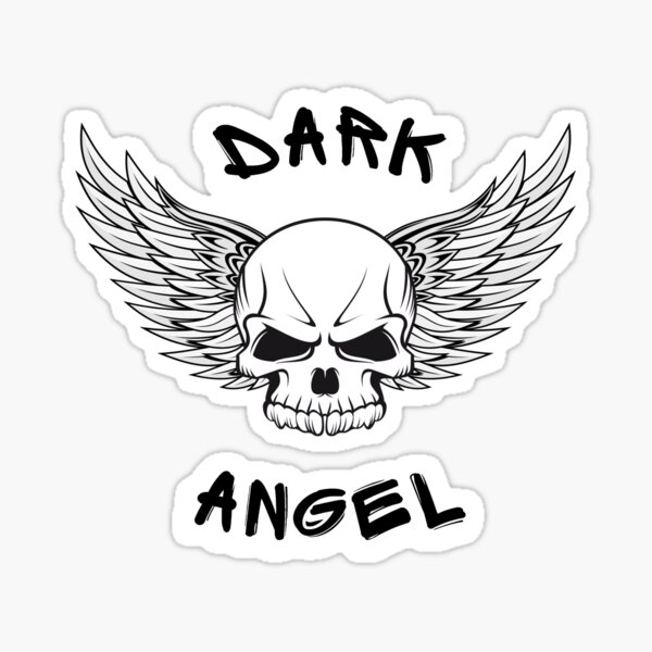 "Dark Angel" Sticker by CreativeThread | Redbubble