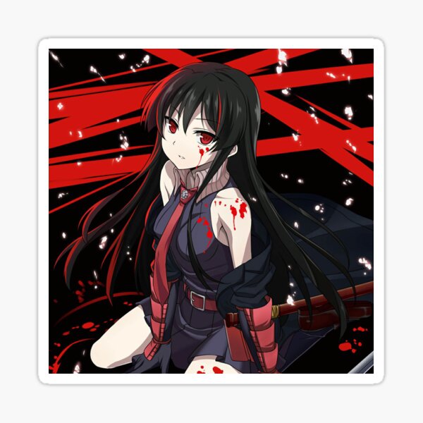 "akame ga kill" Sticker for Sale by shanayairany | Redbubble