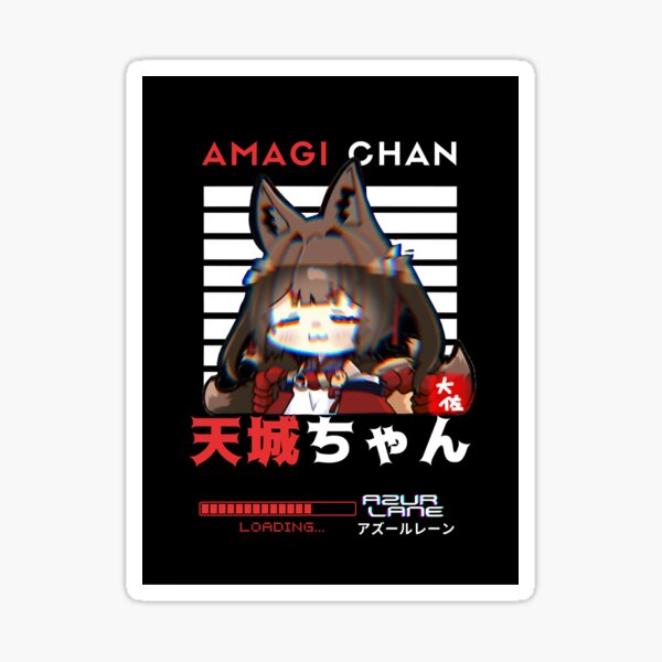 "Amagi Chan Gifts Anime Fan" Sticker by AyaanChapman | Redbubble