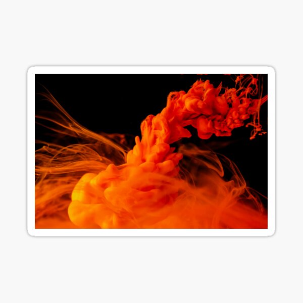 "Abstract Red Ink explosion" Sticker for Sale by Gbeauty | Redbubble
