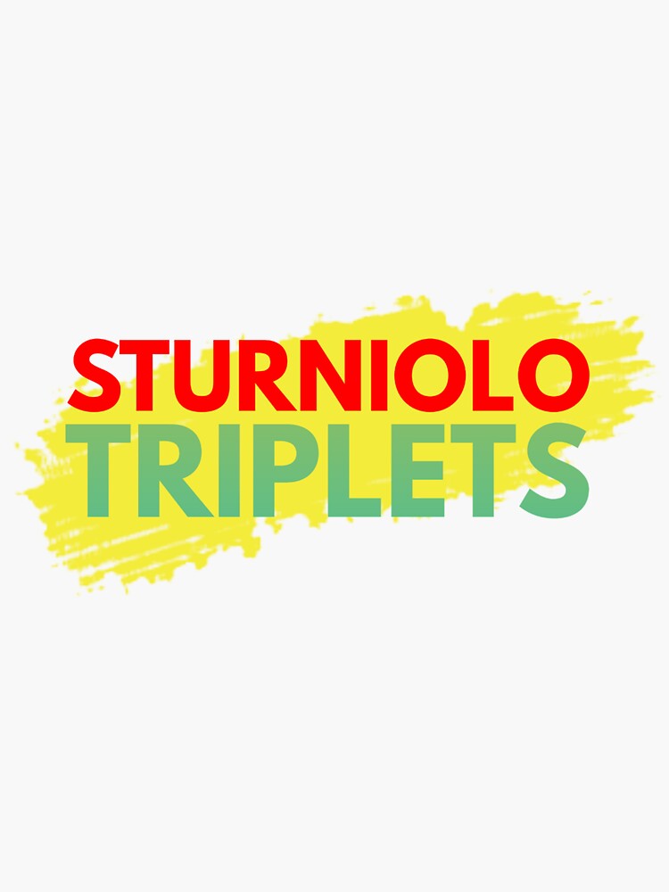"sturniolo triplets-typograph-tshirt-design" Sticker by Hey-for-you ...