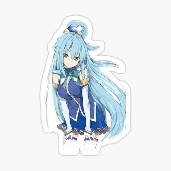 "Aqua Cute Classic ." Sticker by holtsnaworli | Redbubble