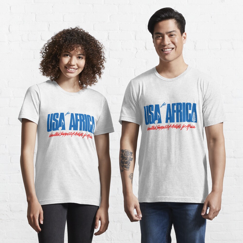 "USA for africa merch" Sticker for Sale by AmeliaUbald | Redbubble