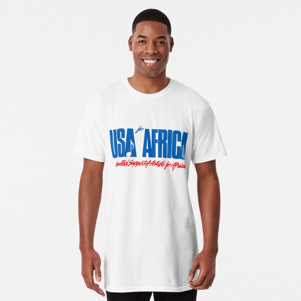 "USA for africa merch" Sticker for Sale by AmeliaUbald | Redbubble