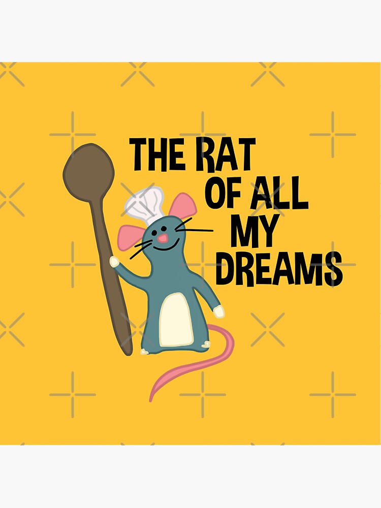 "Extremely Sensitive Sense Of Smell Yummy Remy The Ratatouille Yellow ...