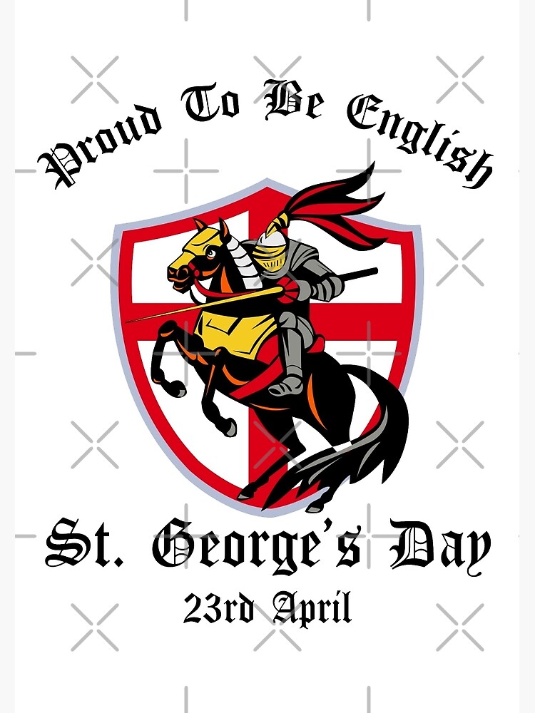 "Proud To Be English England St. George's Day 23rd April" Spiral ...