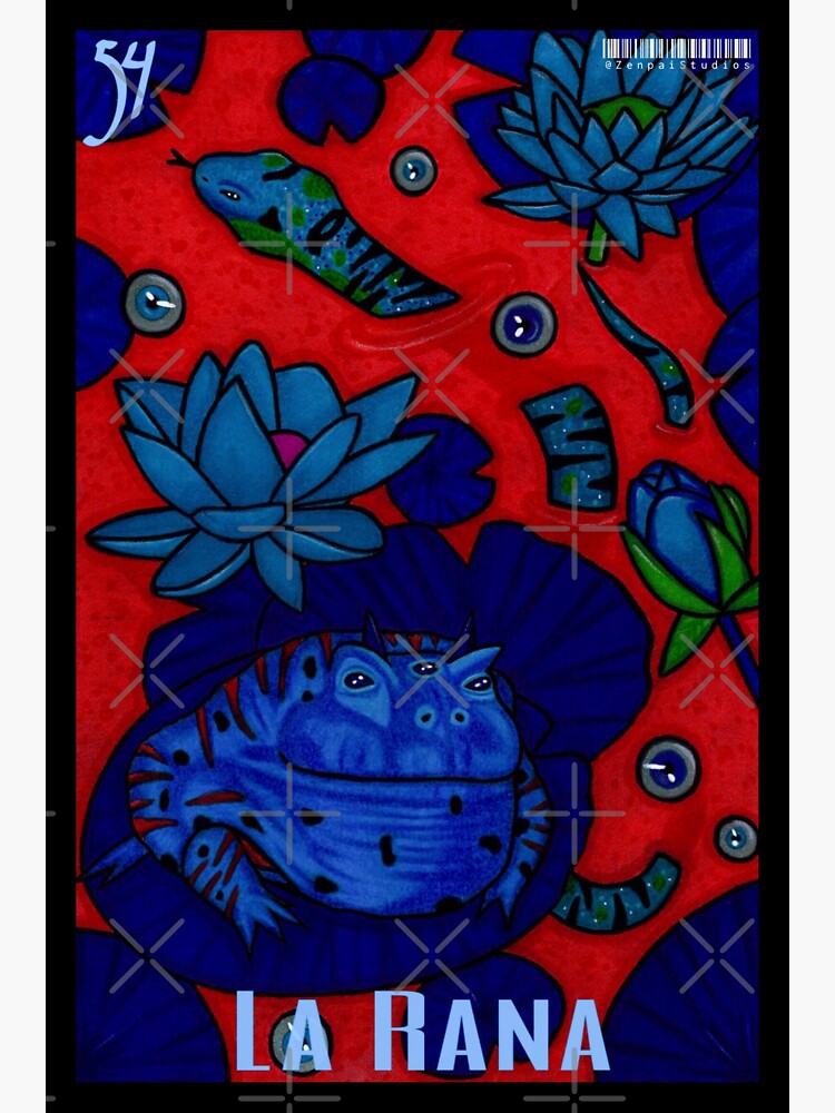 "La Rana " Sticker by Zenpaistudios | Redbubble