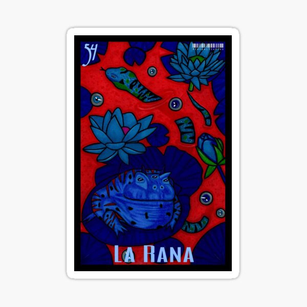 "La Rana " Sticker by Zenpaistudios | Redbubble
