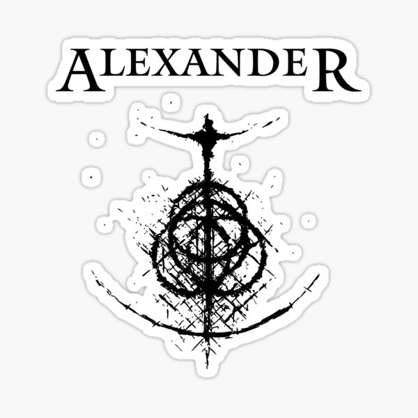 "Iron Fist Alexander" Sticker for Sale by Quotla | Redbubble