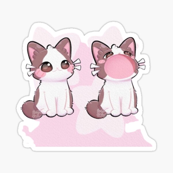 "CATS Stickers | Meow!" Sticker for Sale by Stickerscats | Redbubble