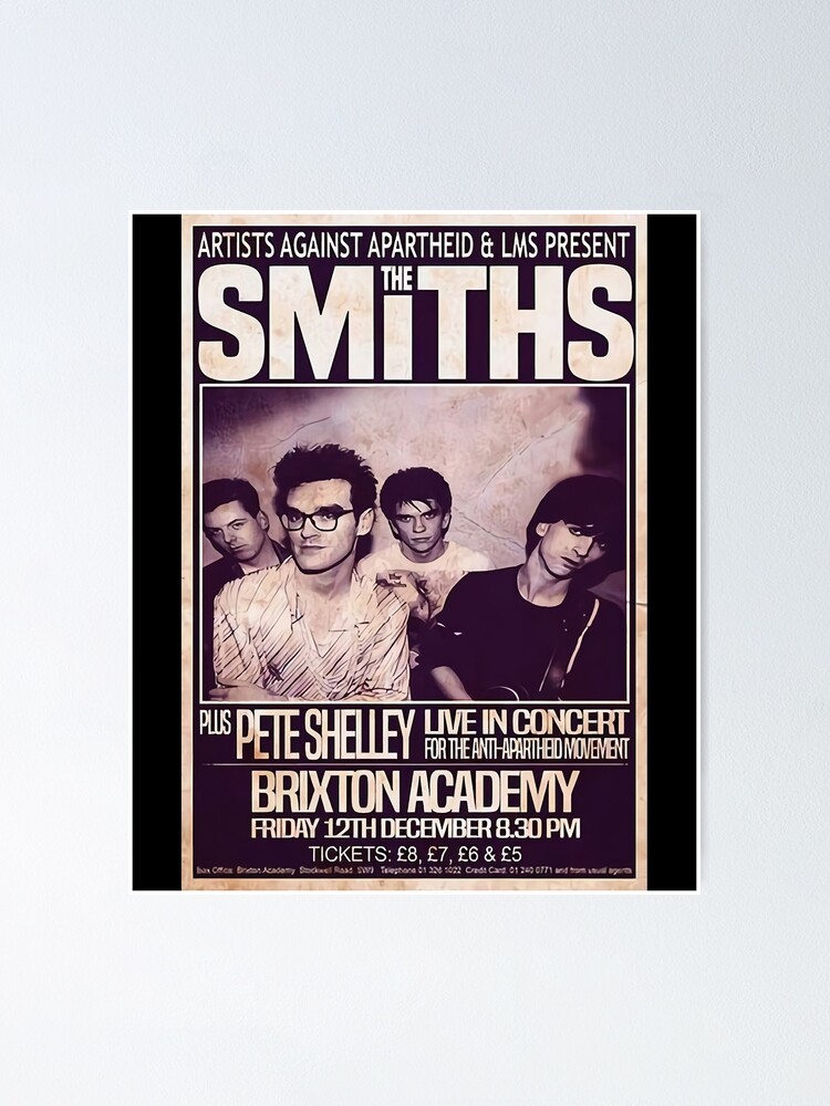"The Smiths 1986 The Final Concert" Poster for Sale by DanaMagill23 ...