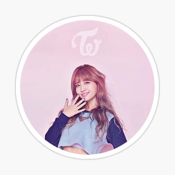 "Twice - Momo - Knock Knock teaser" Sticker by bballcourt | Redbubble