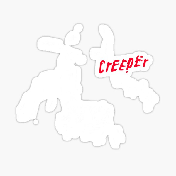 "The Creeper " Sticker for Sale by BrendaNguy2813 | Redbubble