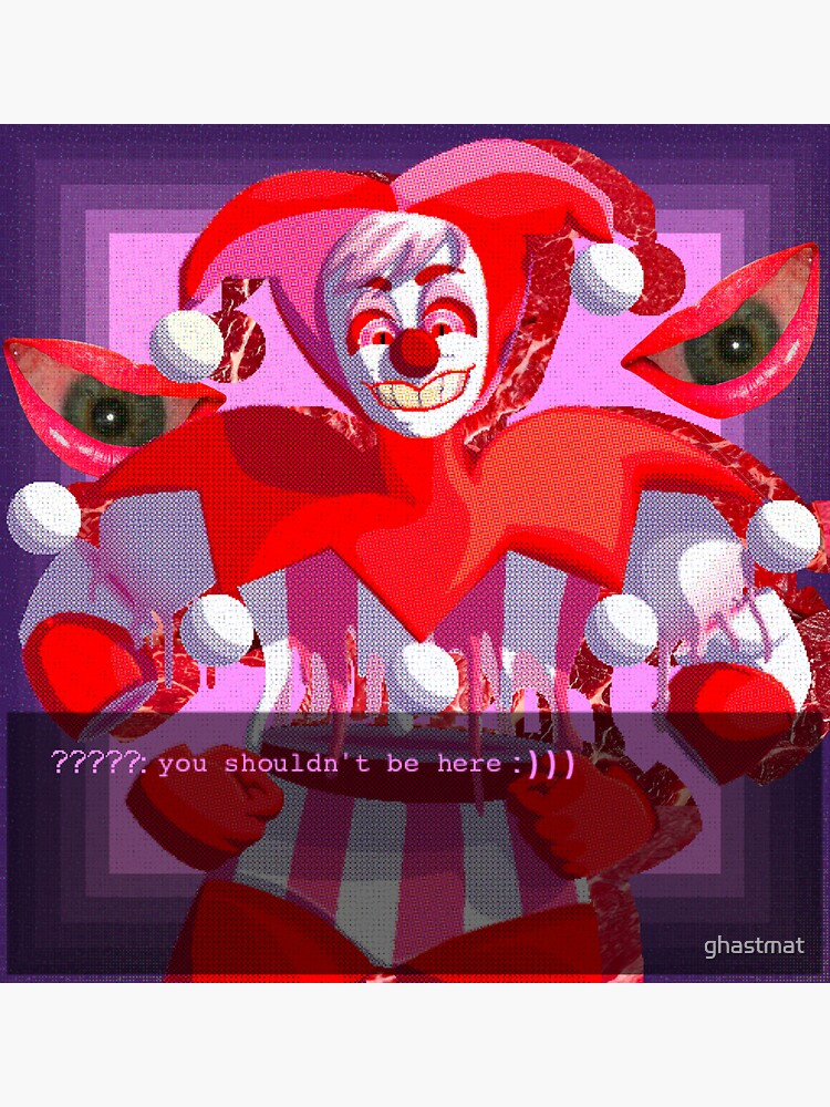 "uh oh !" Sticker by ghastmat | Redbubble