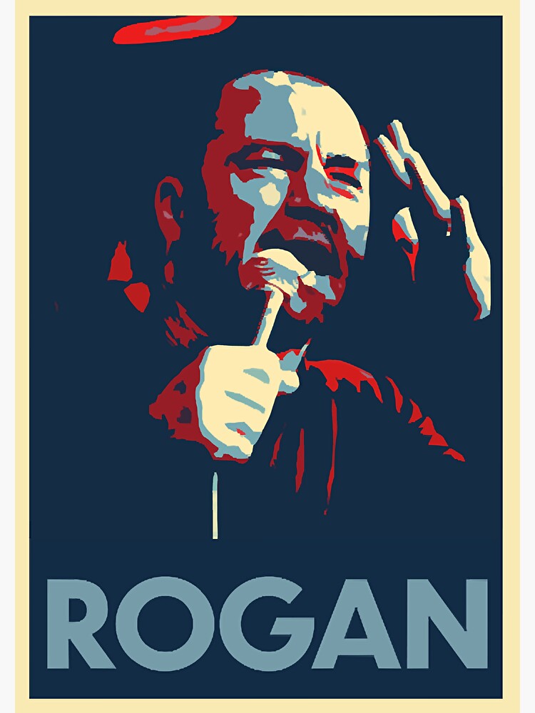 "Joe Rogan Retro Street Wall Art " Sticker by AmandaPena5941 | Redbubble