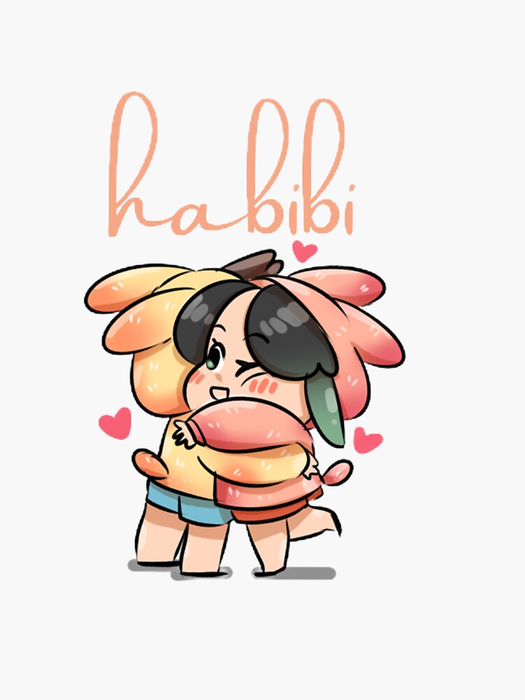 "my love,habibi" Sticker for Sale by amena1991 | Redbubble