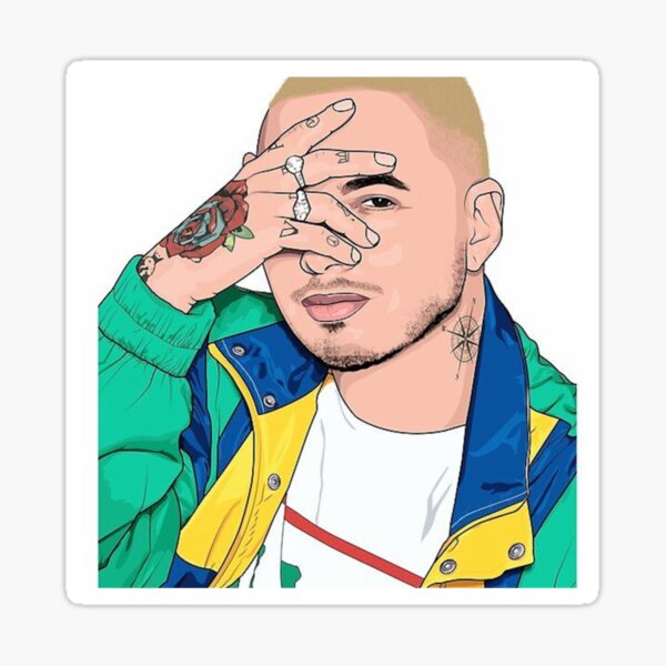 "J Balvin" Sticker by LamPhuongshop | Redbubble