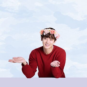 "EXO CHANYEOL" Sticker for Sale by jellycactus | Redbubble