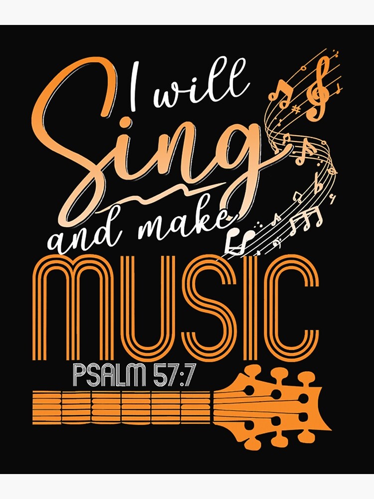 "Christian Music Church Singer Guitar" Poster for Sale by HangHotRET ...