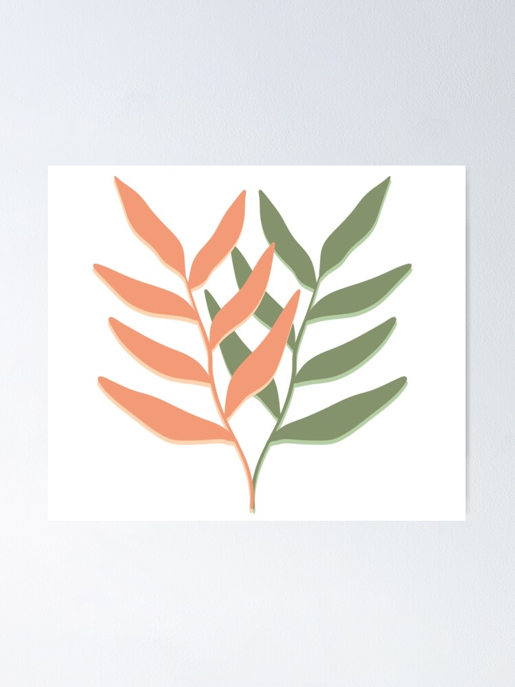 "overlapping leaves" Poster for Sale by dolce-gioia | Redbubble