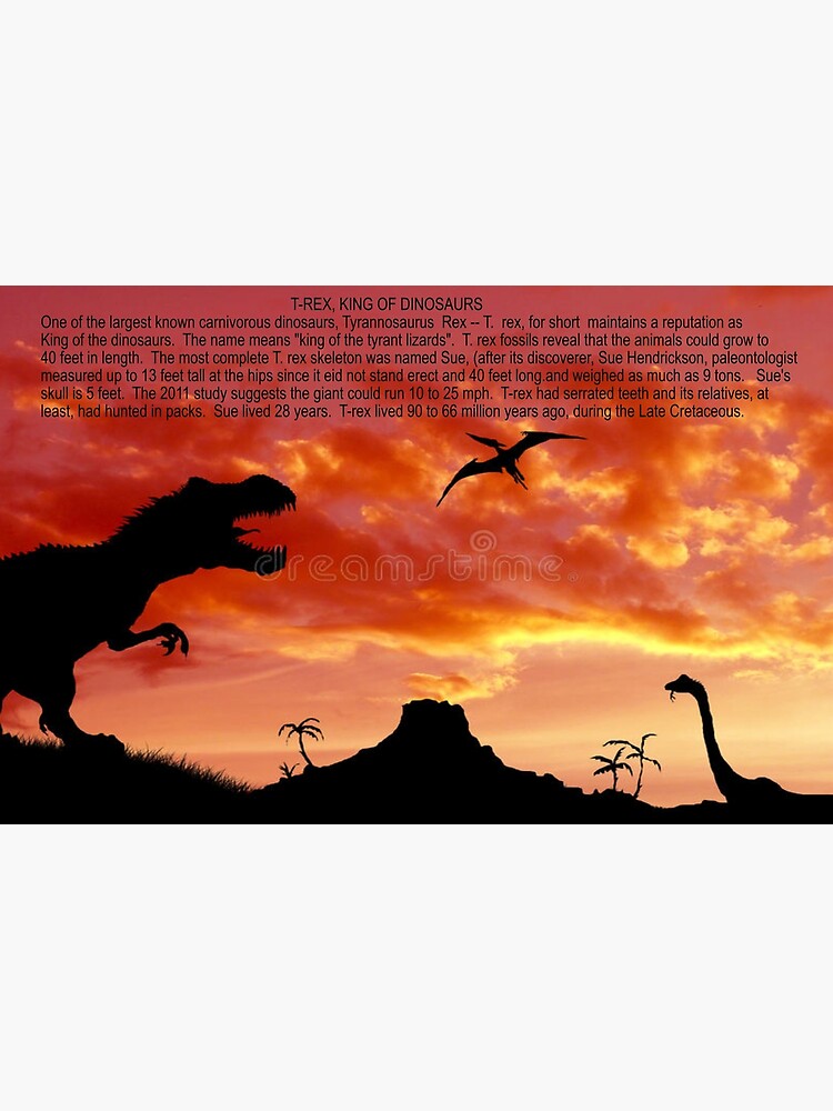 "T-Rex Art" Poster for Sale by Alicefish | Redbubble