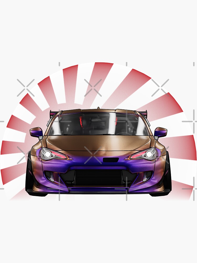"Subie Japanese flag, Car guy, Car girl, JDM car addict, Subie Drawing ...