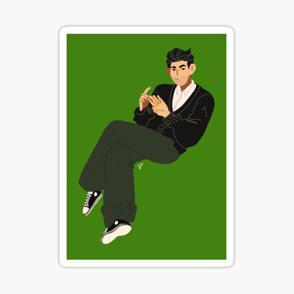 "david 01" Sticker for Sale by smiley-rice | Redbubble