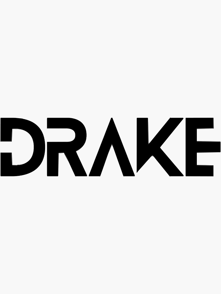 "Drake Logo" Sticker by InsuKeef | Redbubble