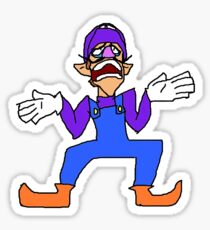 Waluigi: Stickers | Redbubble
