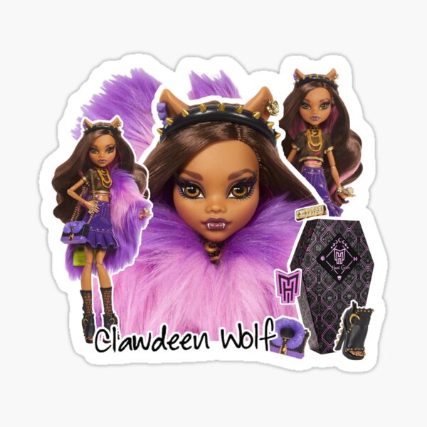 "Clawdeen Wolf Haunt Couture" Sticker for Sale by ARTRAVESHOP | Redbubble