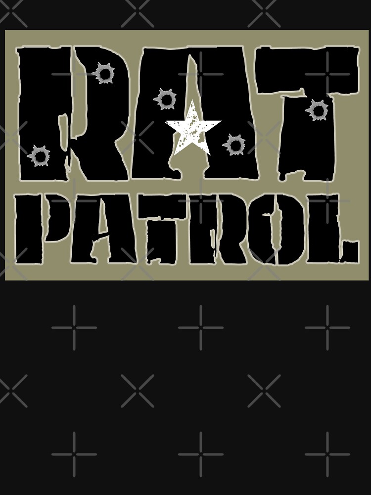 "Rat Patrol Army Hero" Essential T-Shirt for Sale by mcgee56 | Redbubble