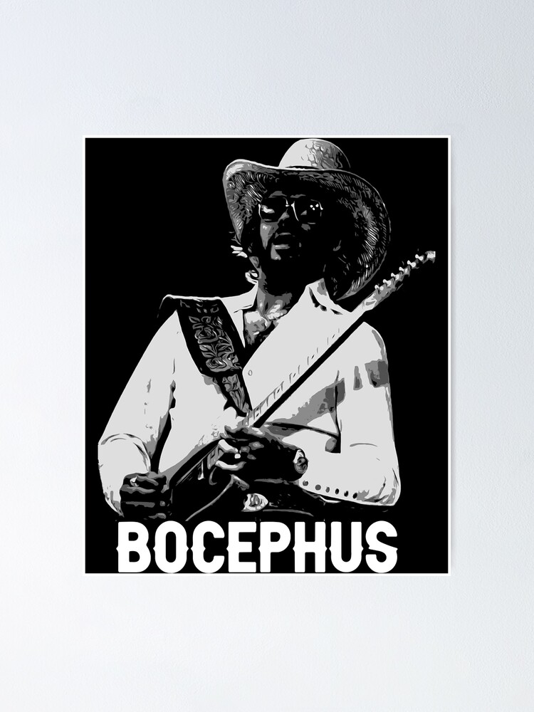 "Bocephus - Hank Williams Jr - art Stencil" Poster for Sale by ...