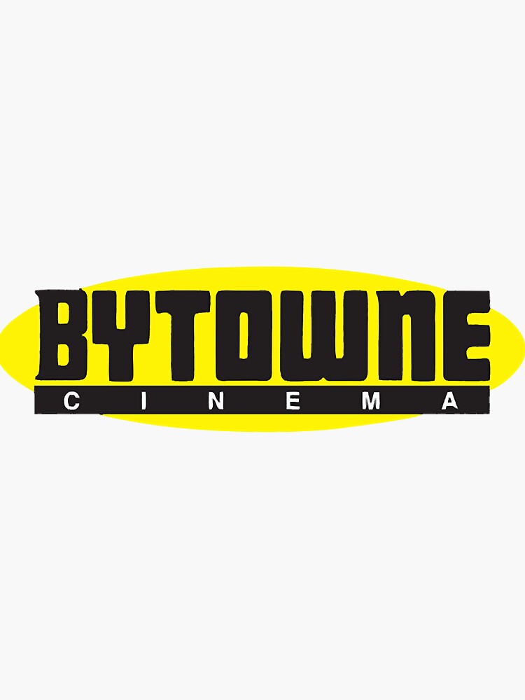"ByTowne Cinema" Sticker by OrlandoRivera1 | Redbubble