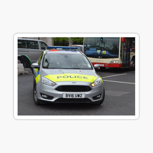 "British Metropolitan Police Car " Sticker for Sale by 43467 | Redbubble
