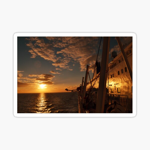 "DFDS SeaWay SunSet" Sticker for Sale by 43467 | Redbubble