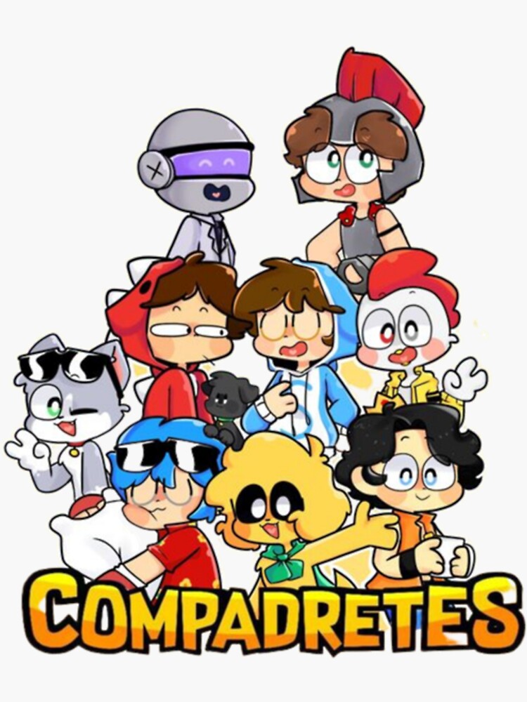 "compadretes Camiseta clásica" Sticker by DameDecor | Redbubble