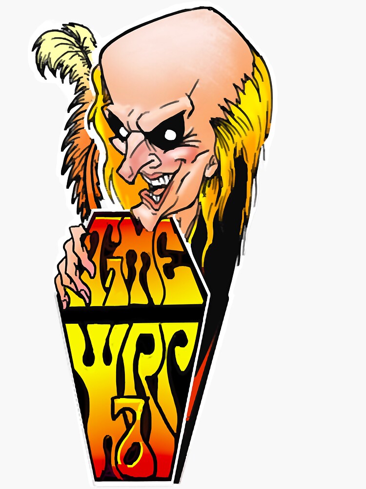 "TIME WARP " Sticker for Sale by AndrewCurt7129 | Redbubble