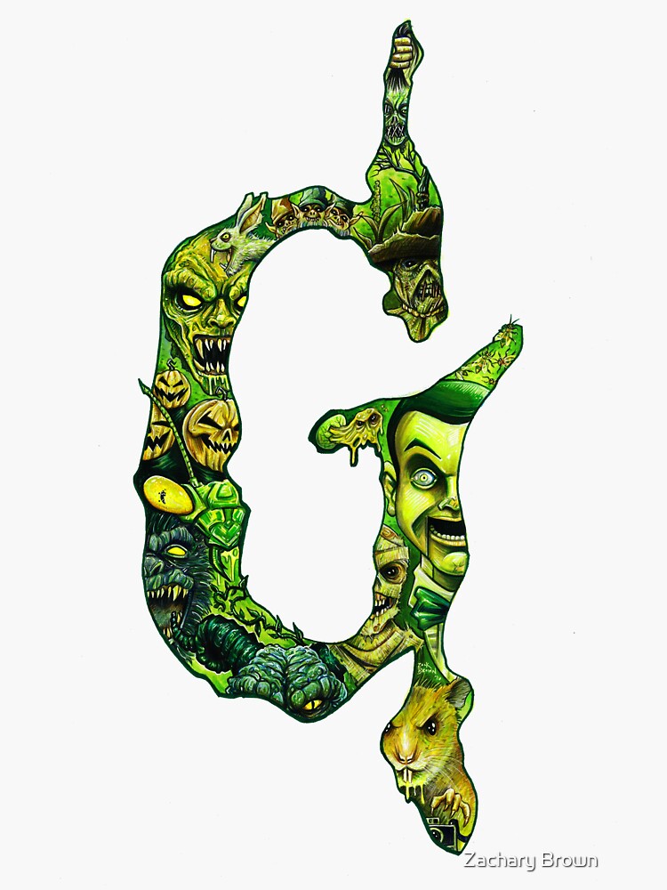 "Goosebumps" Sticker for Sale by zackbrownart | Redbubble