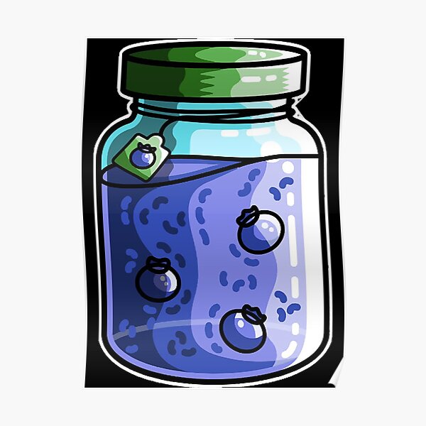 "Cute Blueberry Jam " Poster for Sale by RyanPruitt3298 | Redbubble