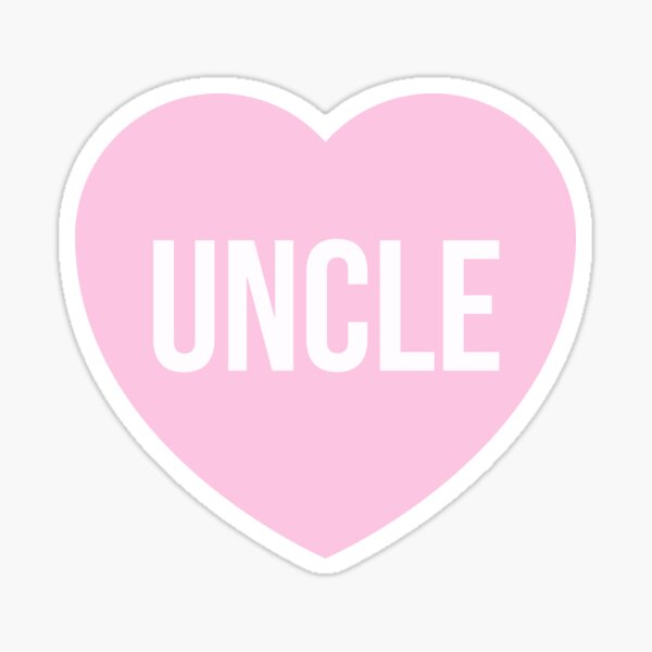"uncle " Sticker by zishbrand | Redbubble