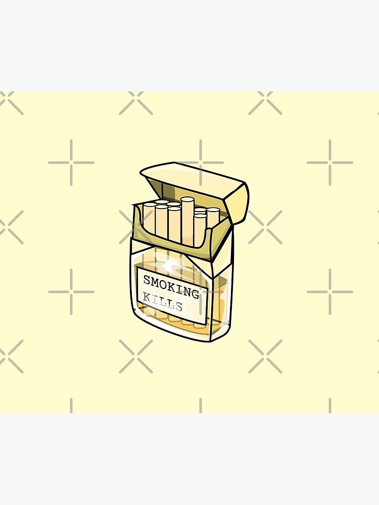 "Cigarette pack l yellow cigarettes aesthetic" Poster for Sale by ...